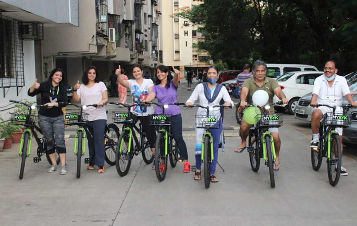 Mumbai residential societies take to MYBYK bike-sharing service to ...