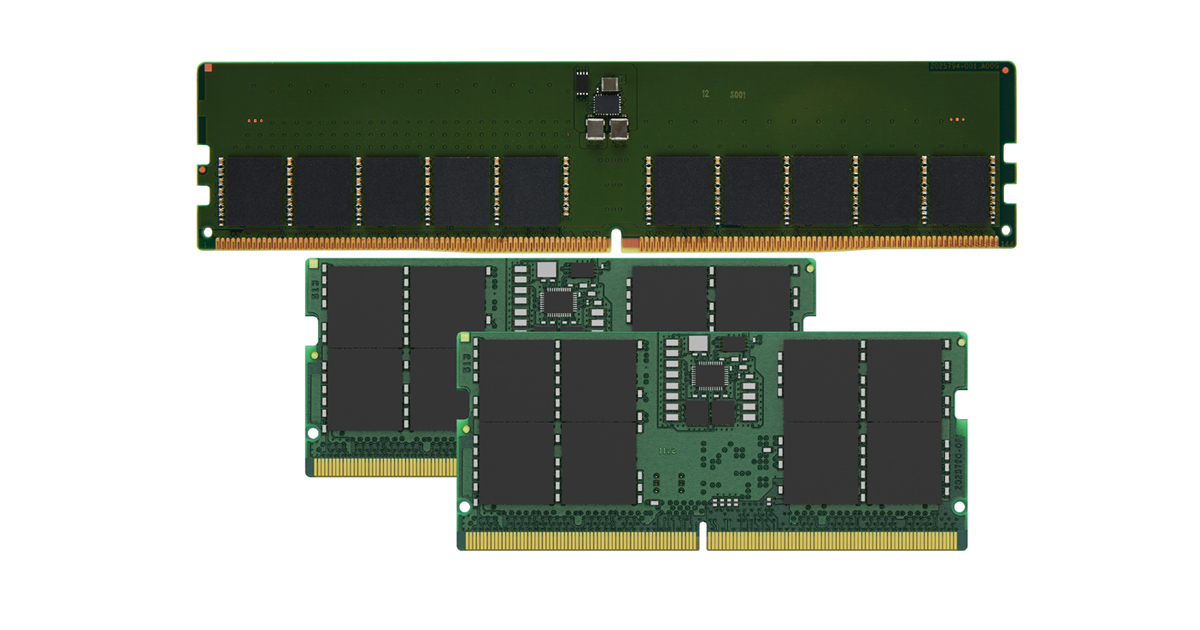 Kingston Technology Advances Server Premier Memory Line Adding DDR5 ...