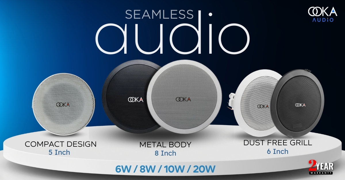 Revolutionizing Retail Audio: Ooka Audio's NextGen Ceiling Speakers ...