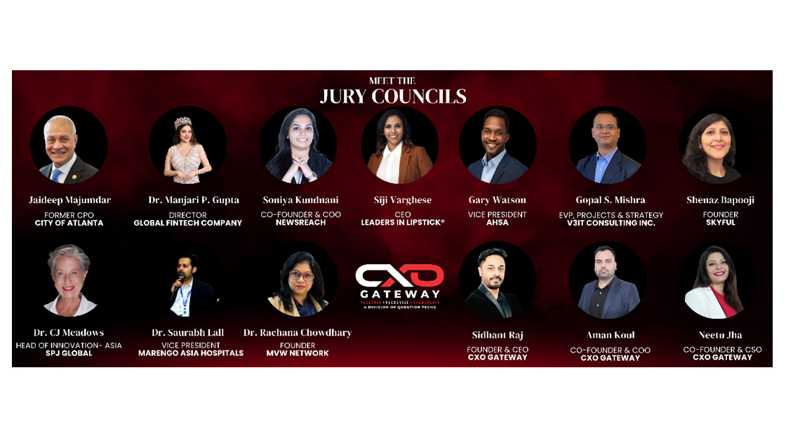 CXO Gateway by Question Techs unveils Jury Panel for 2025 Gala Awards ...